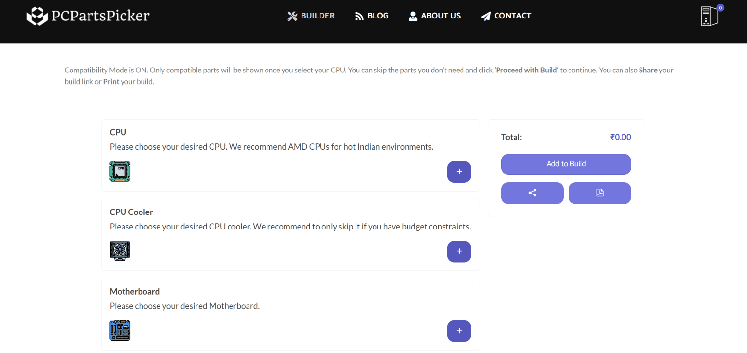 Best PC Compatibility Checker in India - PCPartsPicker India