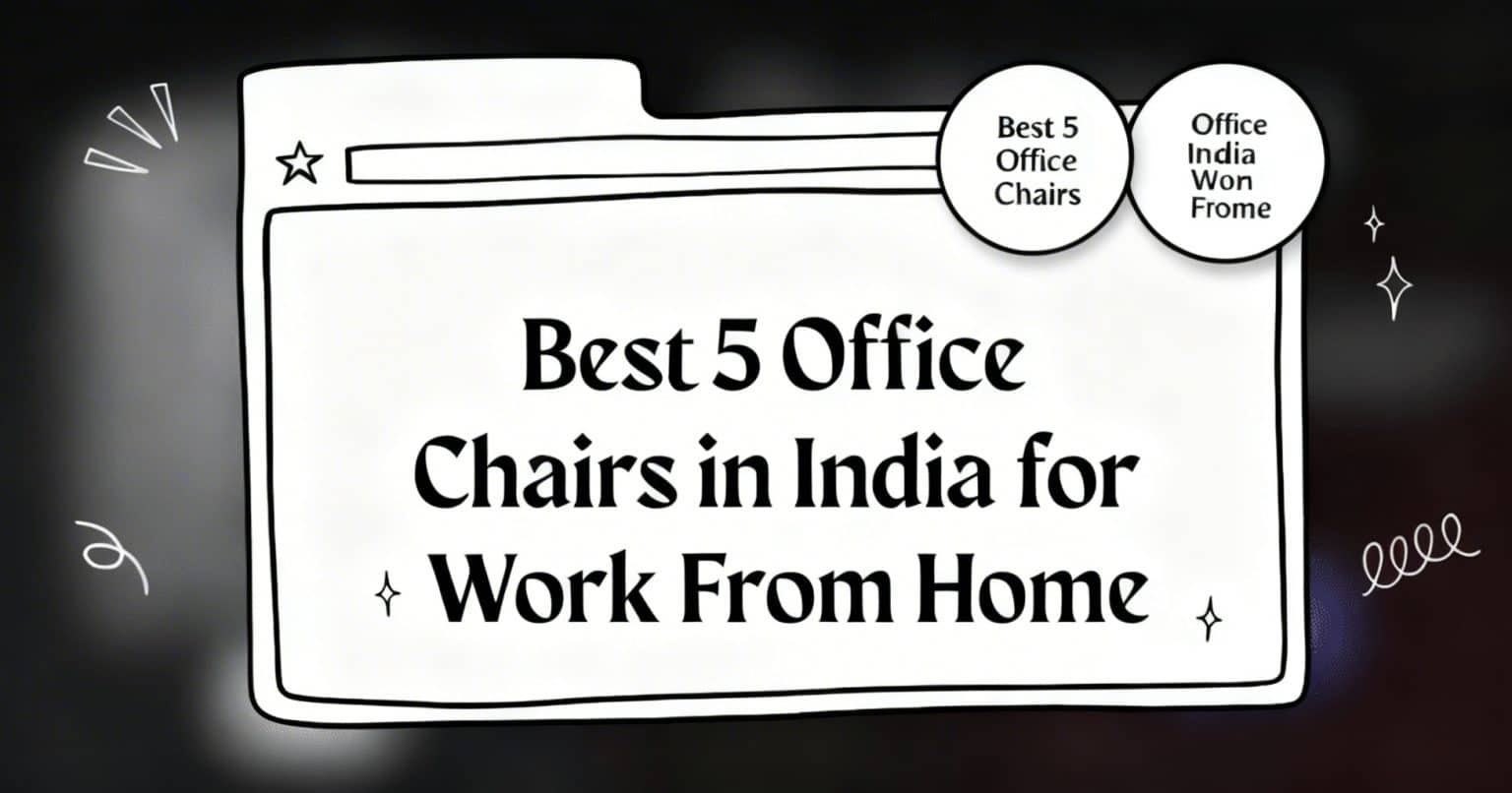 Best 5 Office Chairs in India for Work From Home - PCPartsPicker India